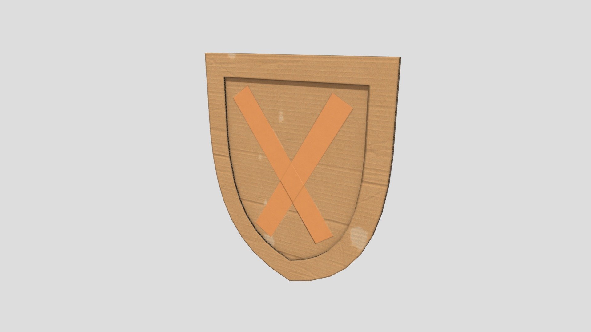 Cardboard Shield 184 - Download Free 3D model by O-tolab [d3e56ae ...
