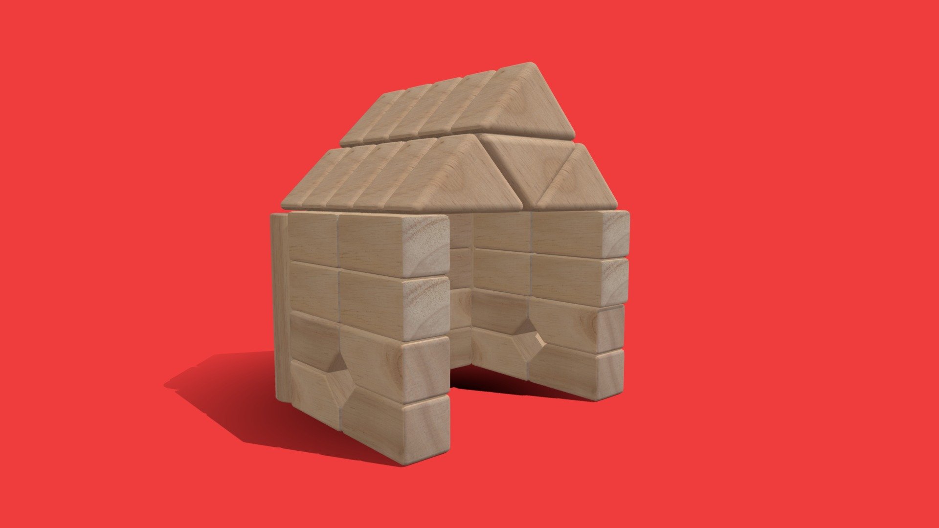 Block_house - Download Free 3D model by jeppert [d3e6123] - Sketchfab