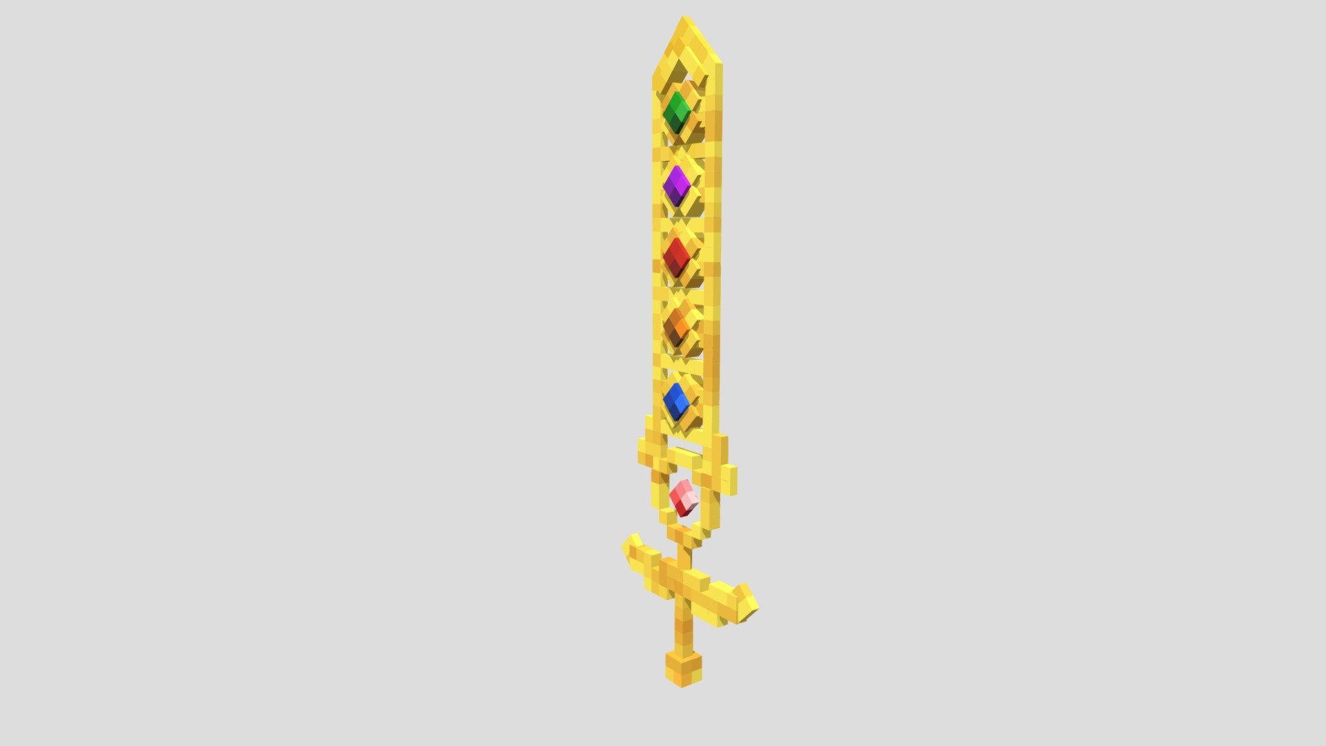 Infinity Sword - 3D model by passionmuhammed [d3e7224] - Sketchfab