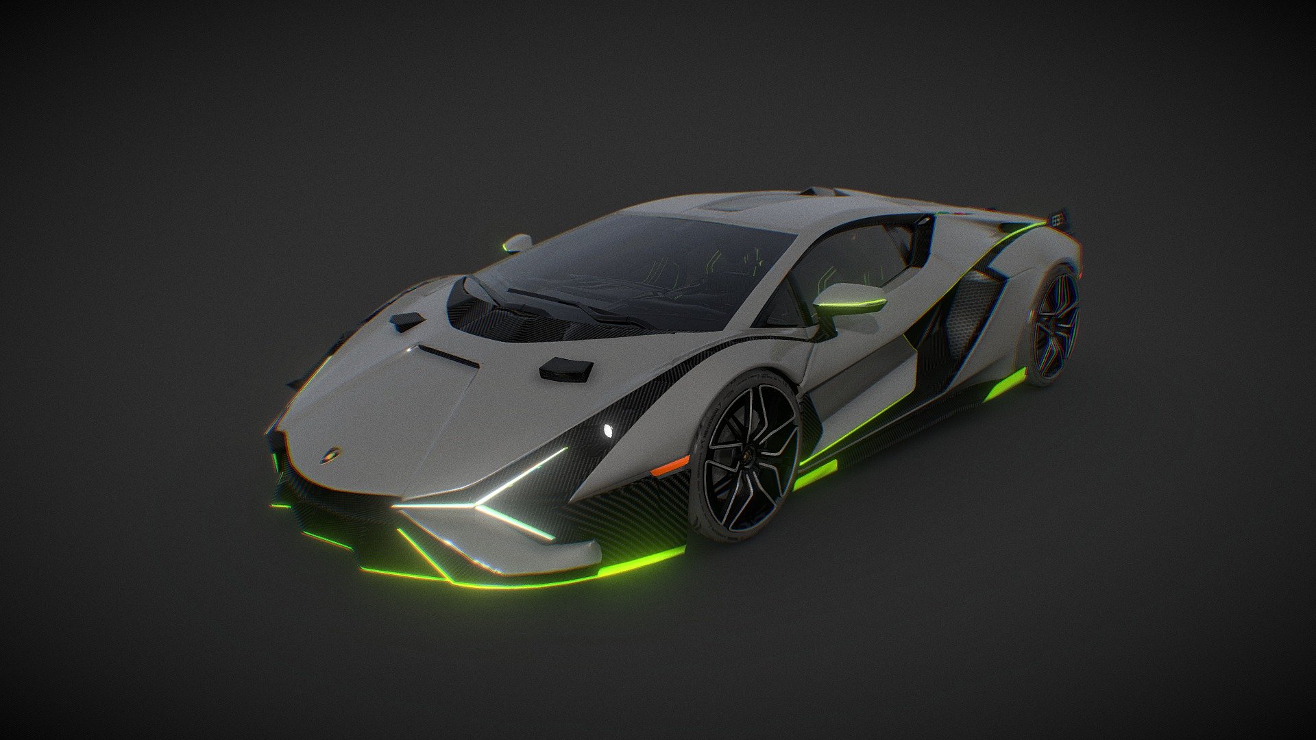 Lamborghini Sian FKP 37 Custom - Download Free 3D model by Jumping Jax ...