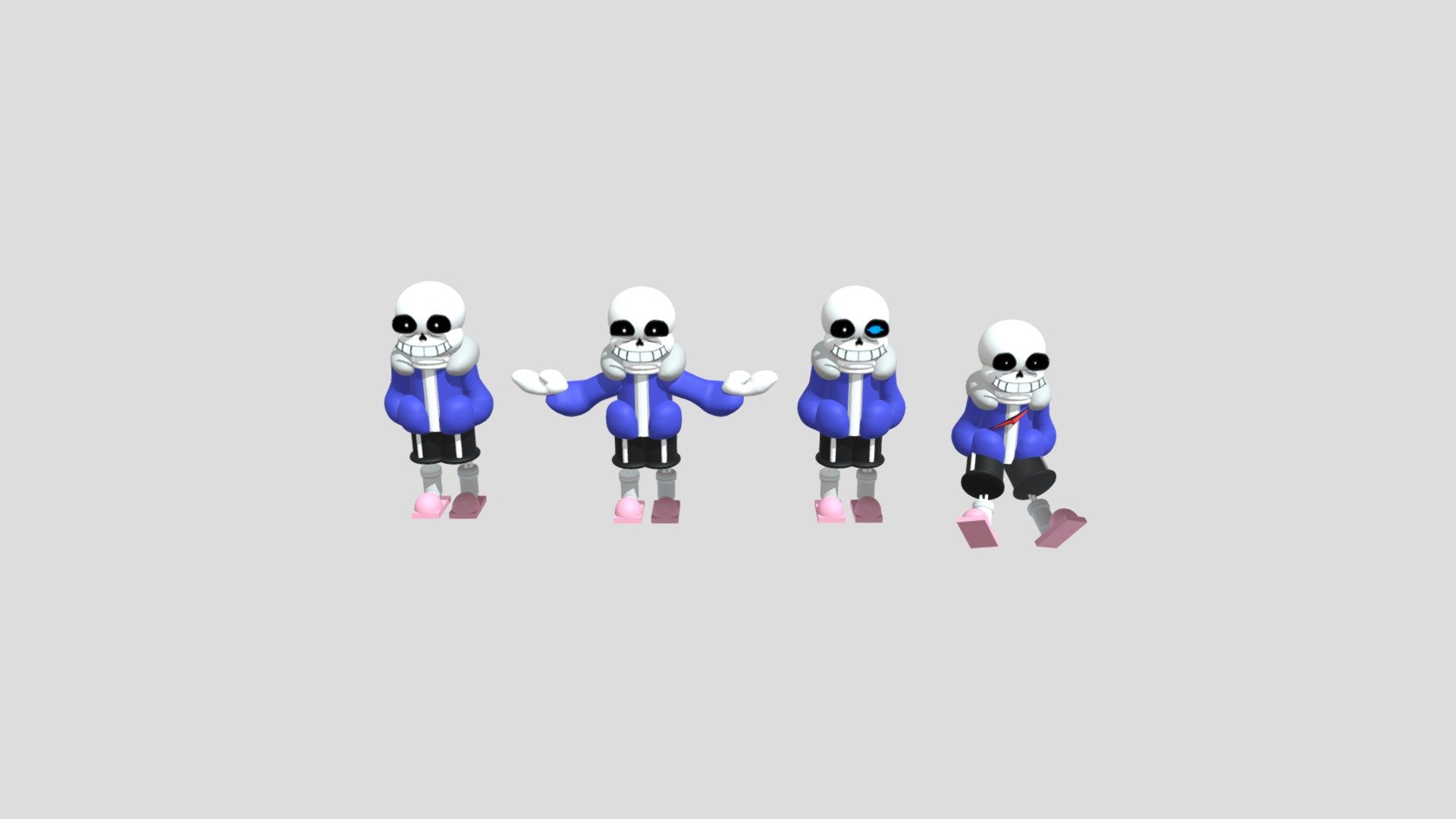 Simple sans model - 3D model by Mintel (@_Mintel_) [d3e87db] - Sketchfab