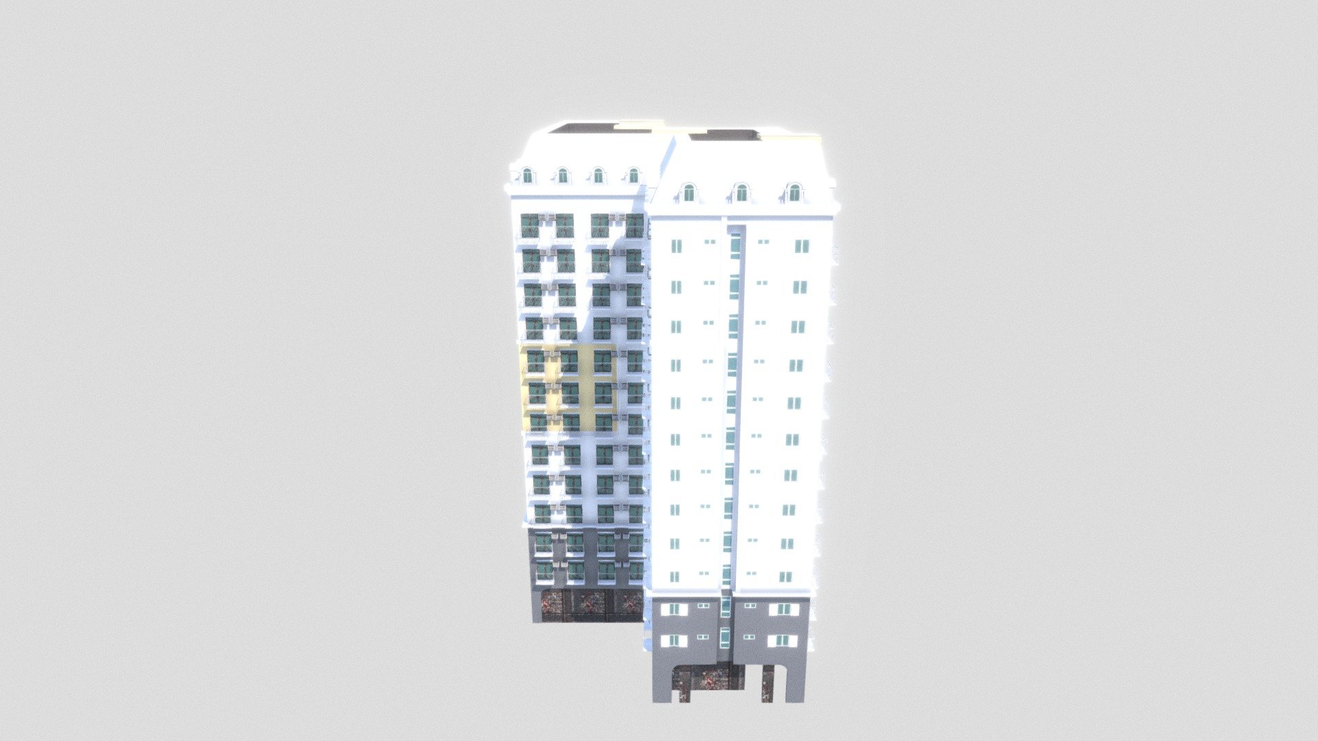 1st Building - 3D model by venielcoronado [d3e89d5] - Sketchfab