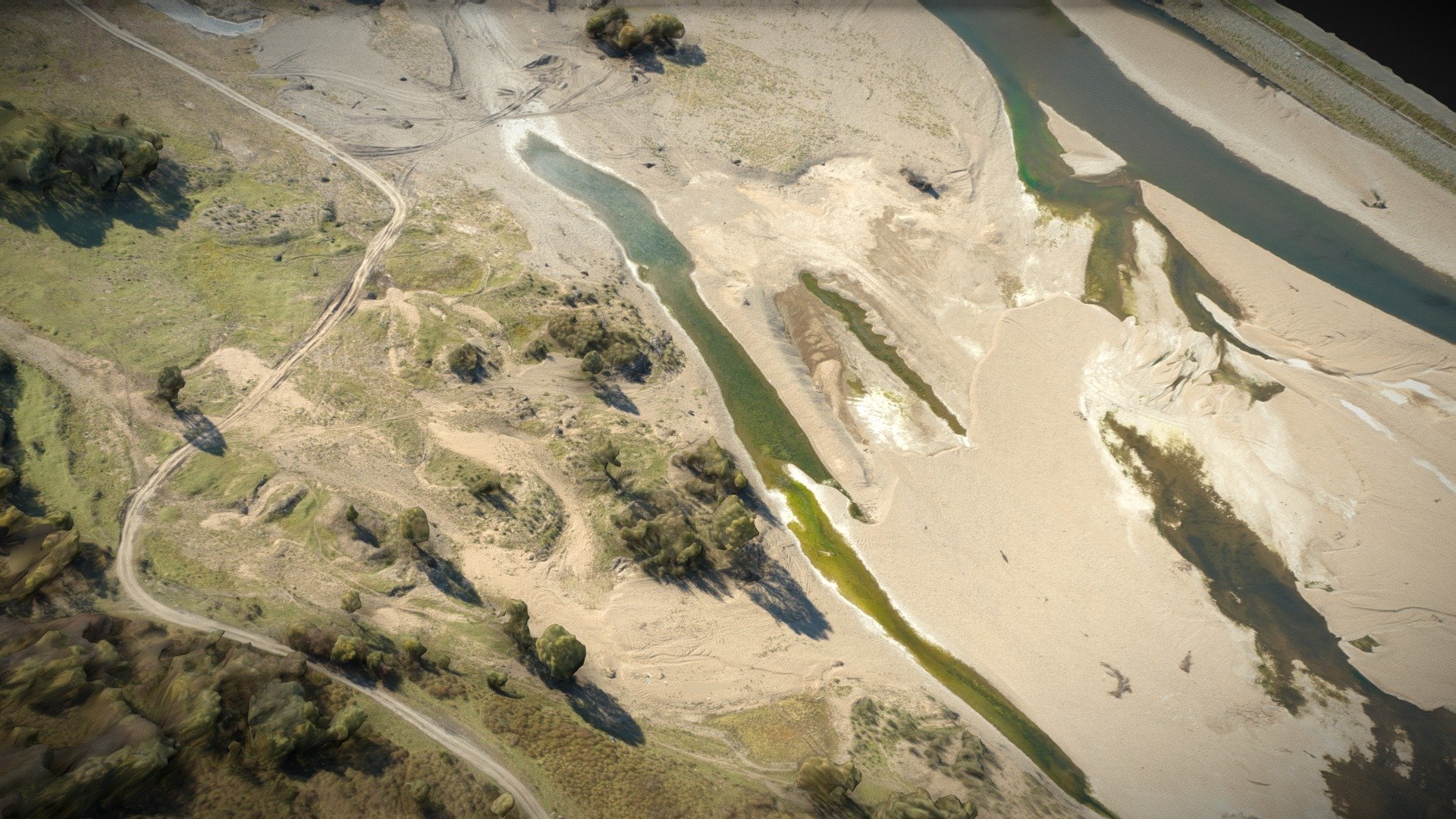 Wetland, shoal and riverbed - Download Free 3D model by Metazeon [d3ea035] - Sketchfab