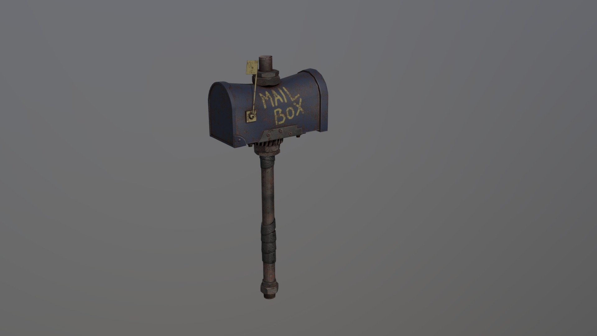 Mailbox Hammer - 3D model by dvuhsorstnovvladislav [d3ec40e] - Sketchfab