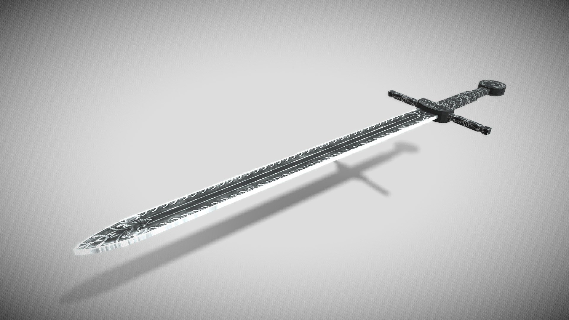 Insanity's Ebony Sword Standalone (in Minecraft) - 3D model by MeDioN ...