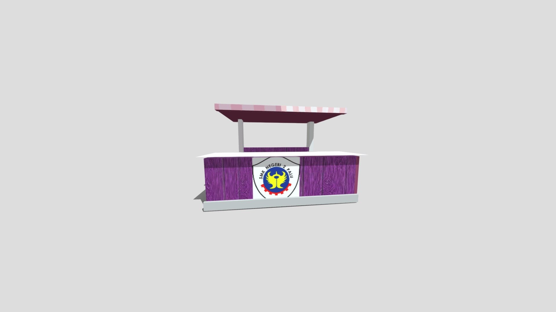 booth 1_ok 2 - 3D model by magfirah [d3eda58] - Sketchfab