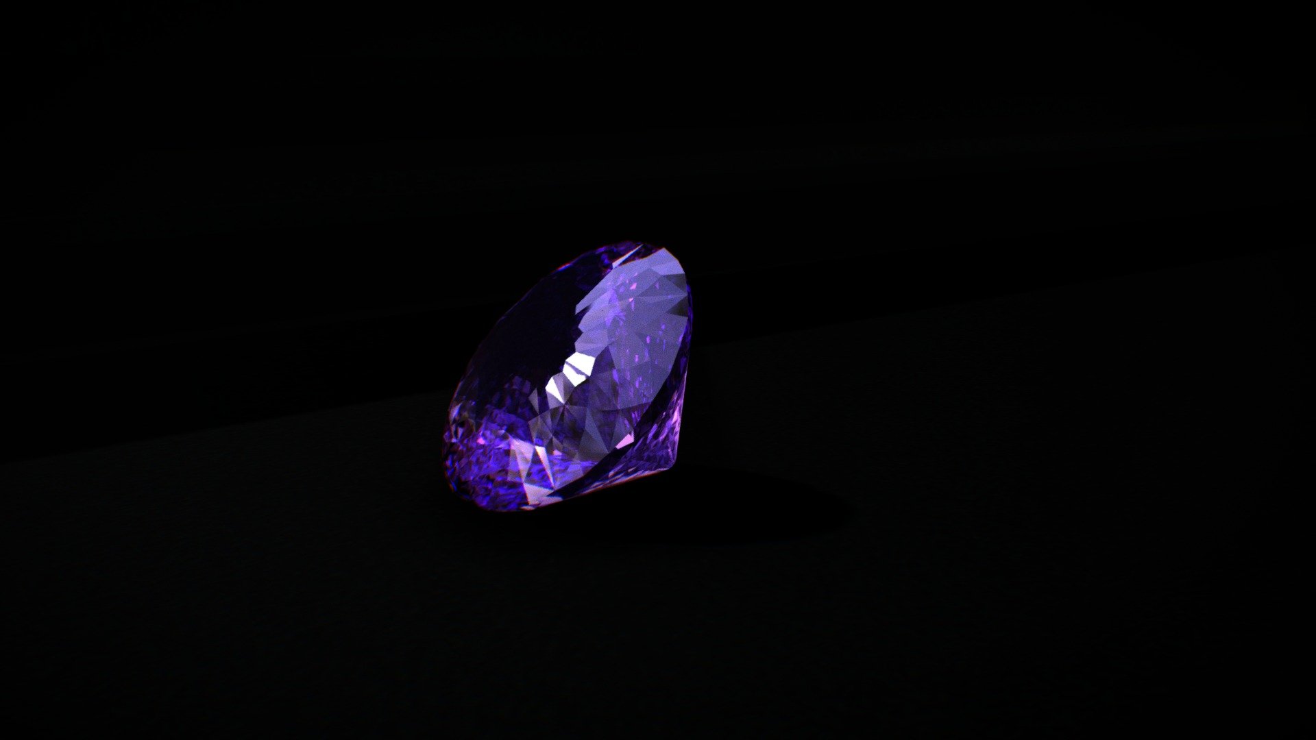 Purple Diamond - 3D model by resolt [d3eee2f] - Sketchfab