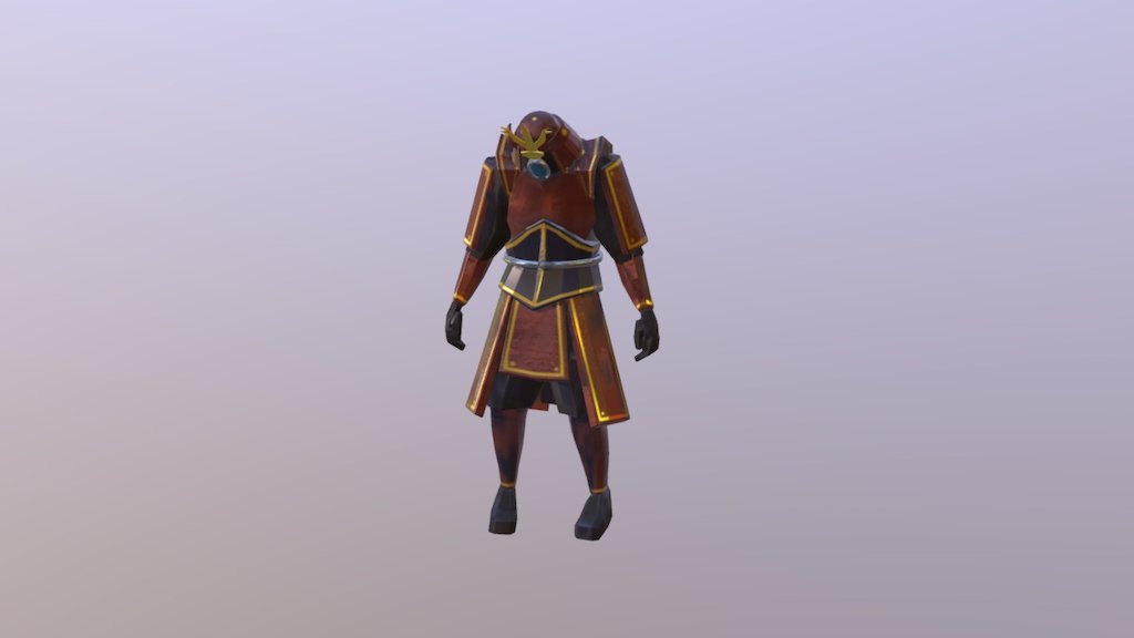 Sad samurai - 3D model by Akehn [d3f0444] - Sketchfab