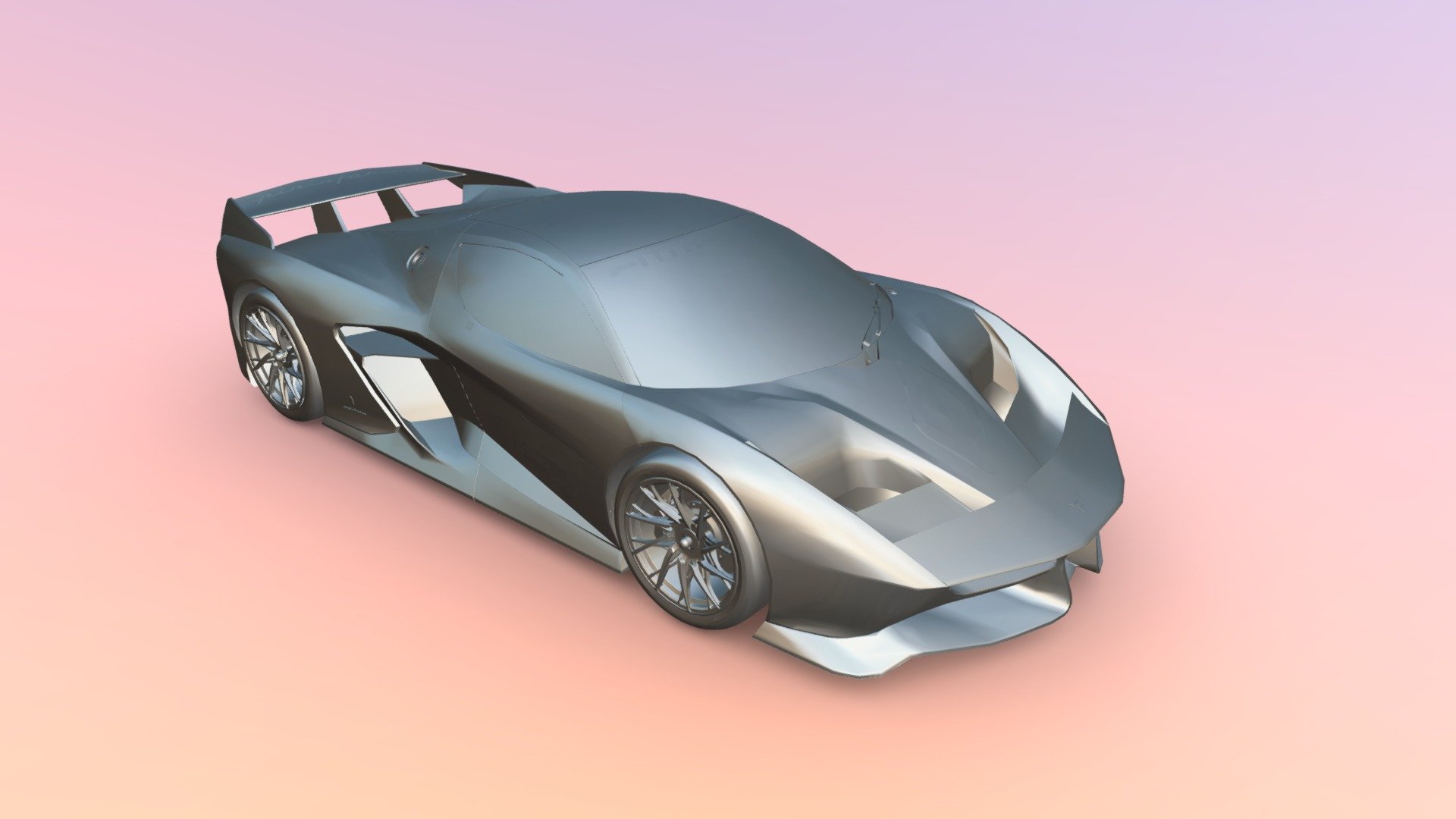 MKT Hyper CAR - 3D model by Onur (@onurbasarkanoglu) [d3f329b] - Sketchfab