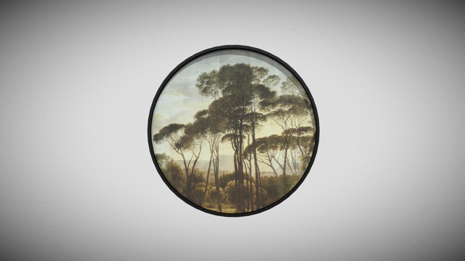 Athezza - Tableau rond Forêt - Download Free 3D model by Pyramidas [d3f3d85] - Sketchfab