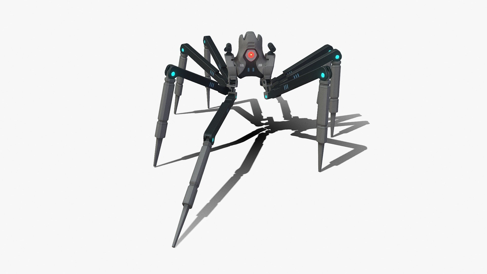 spiderbot v3 rigged and animated - Buy Royalty Free 3D model by Pieter Ferreira (@Badboy17Aiden ...