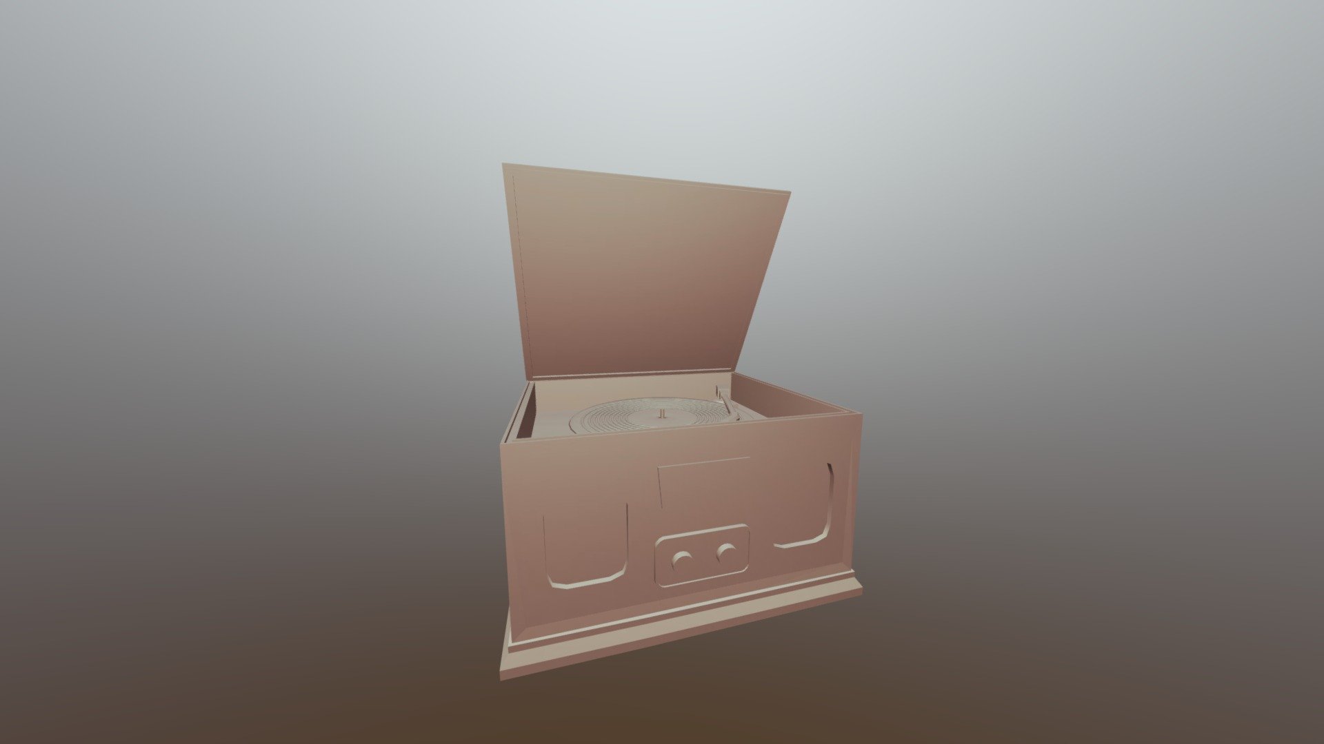 Record Player - 3D model by Zirilyth [d3f4e5c] - Sketchfab