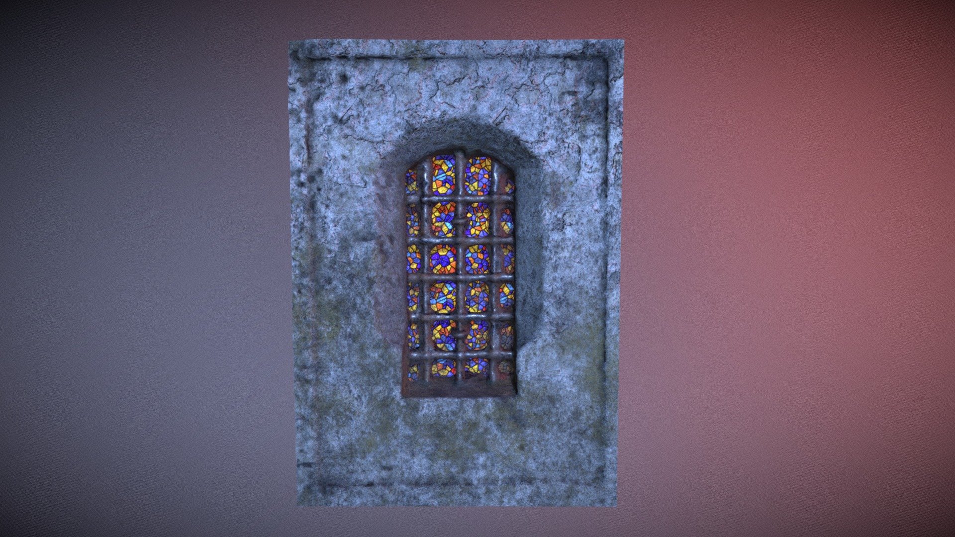 Medival Window with glass - Buy Royalty Free 3D model by Thomas Binder ...