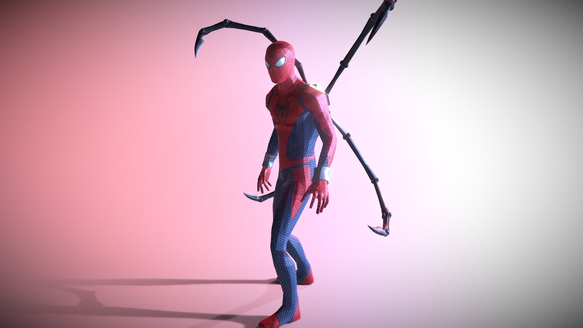 Spiderman Lowpoly - 3D model by Neugelgarth (@Neug) [d3f63f5] - Sketchfab
