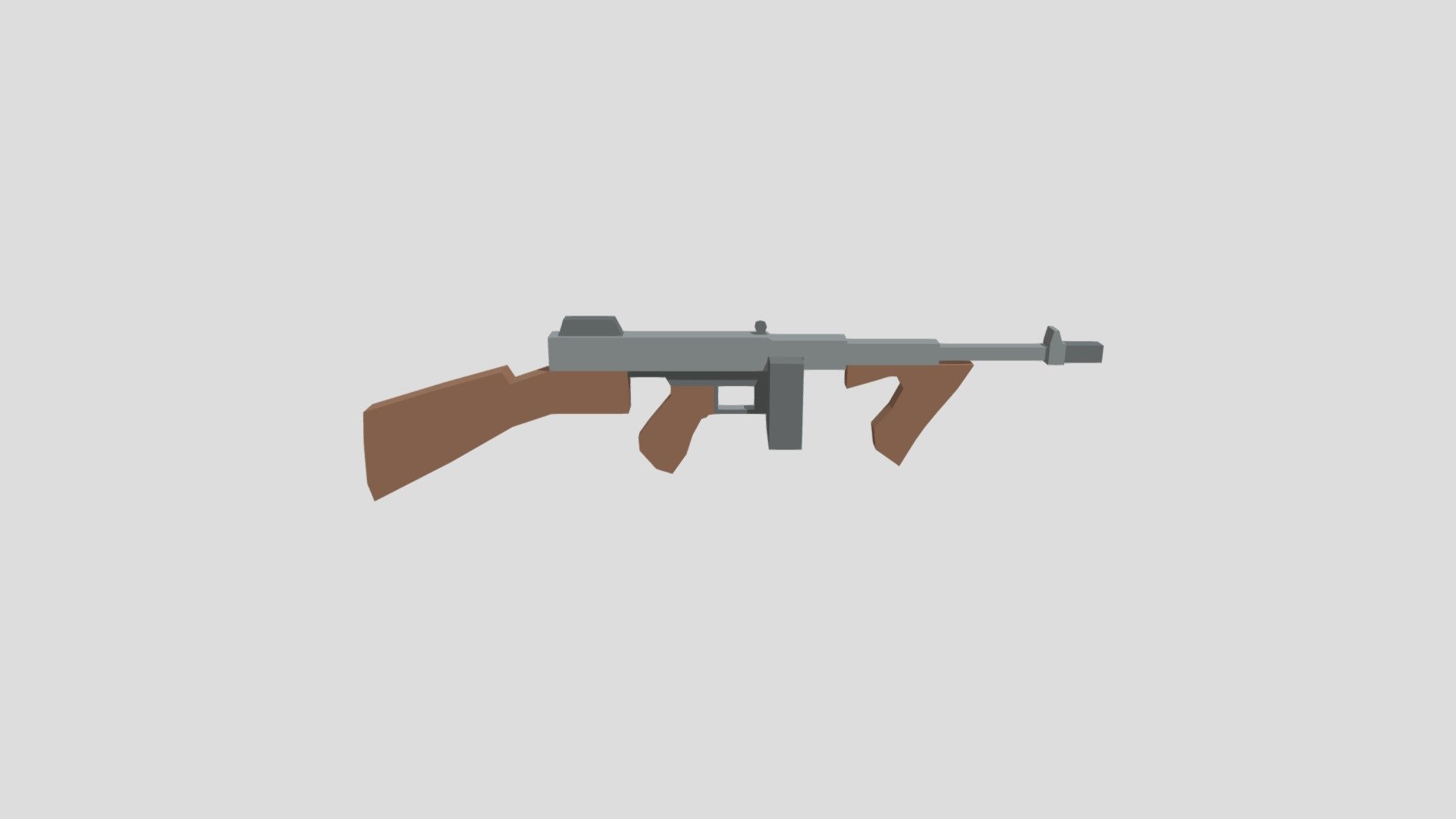 LowPoly Drum Gun With Texture - Download Free 3D model by akosvagyok3 ...