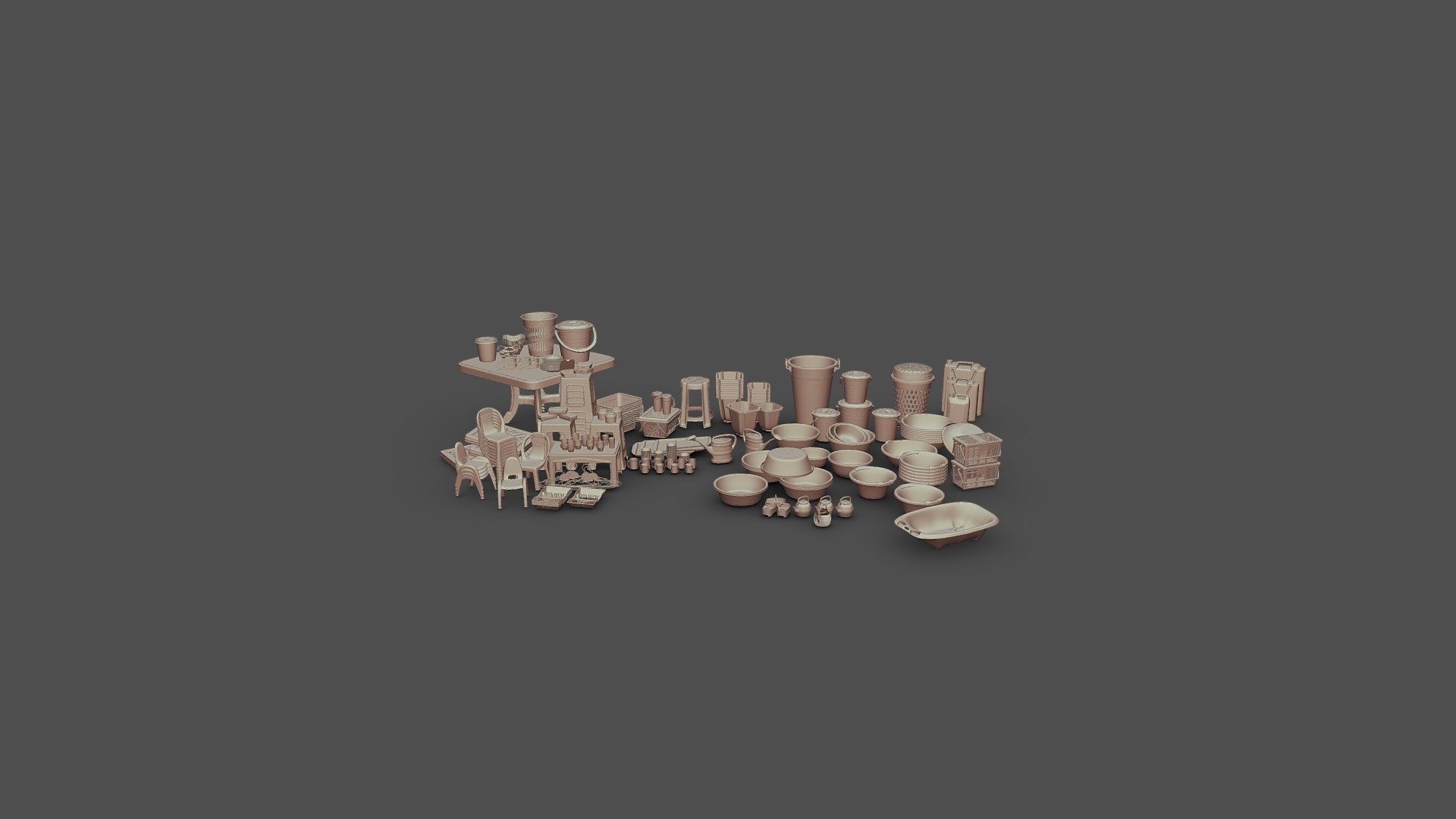 All Plastic Collection 1 - Buy Royalty Free 3D model by wamala [d3f7780 ...