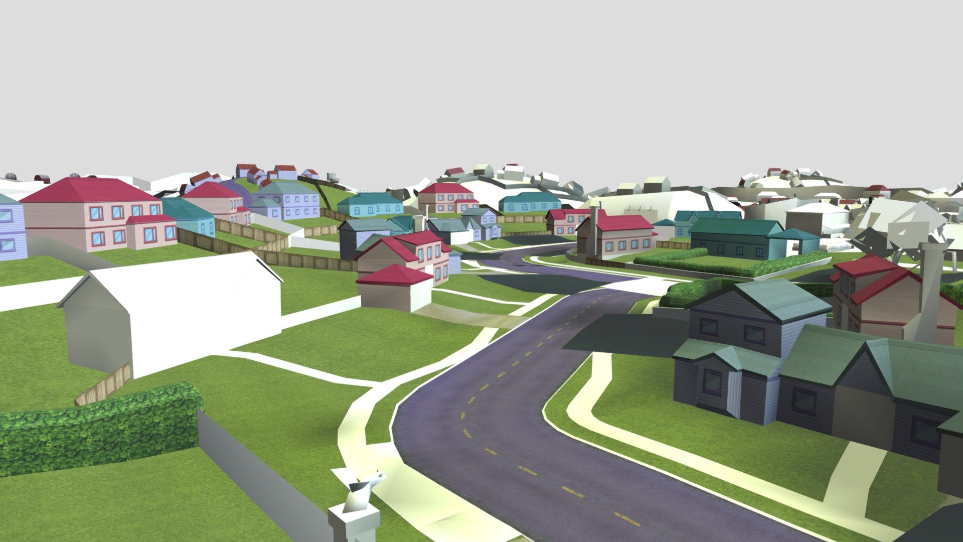 simpsons hit and run level 1 - Download Free 3D model by ...