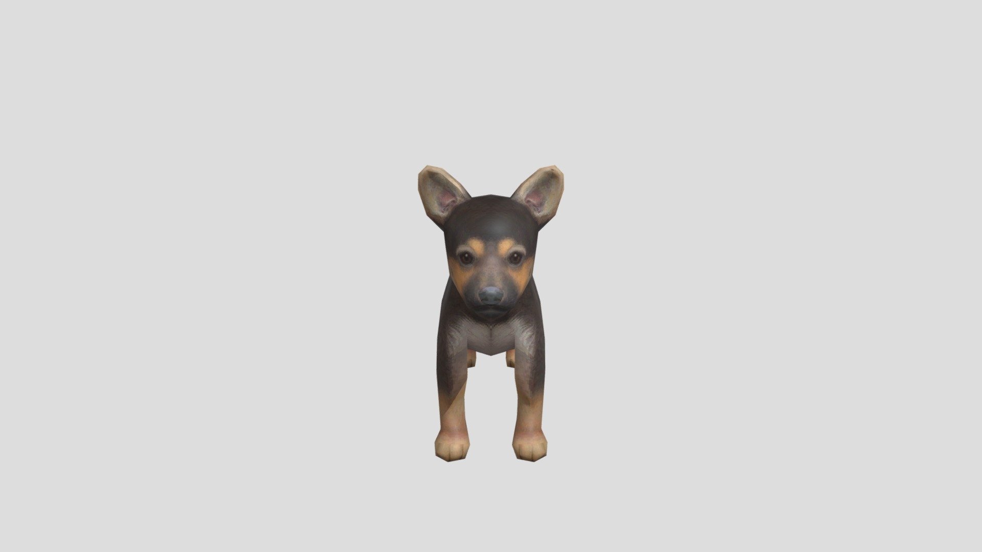 DS DSi - Nintendogs - German Shepard - 3D model by AidenB47455 [d3f8ea3 ...