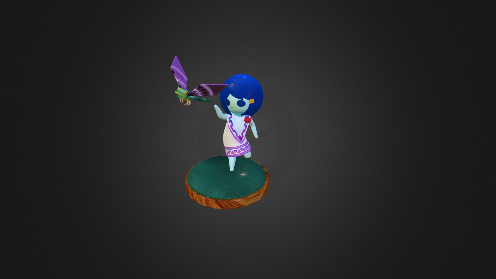 Tiny Poncho - 3D model by emylili [d3f9049] - Sketchfab