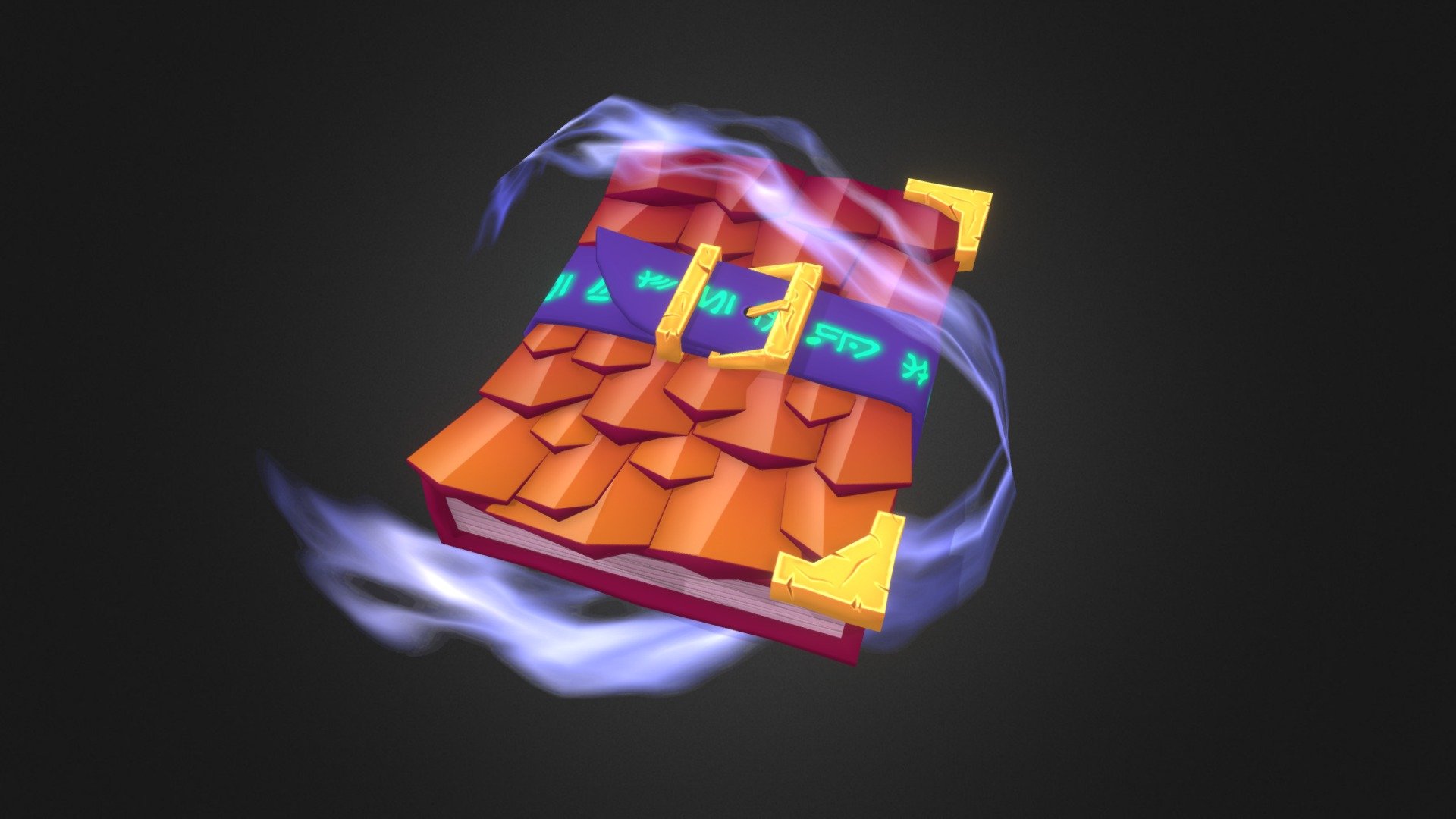 Stylized Hand Painted Book - Download Free 3D model by Satendra ...