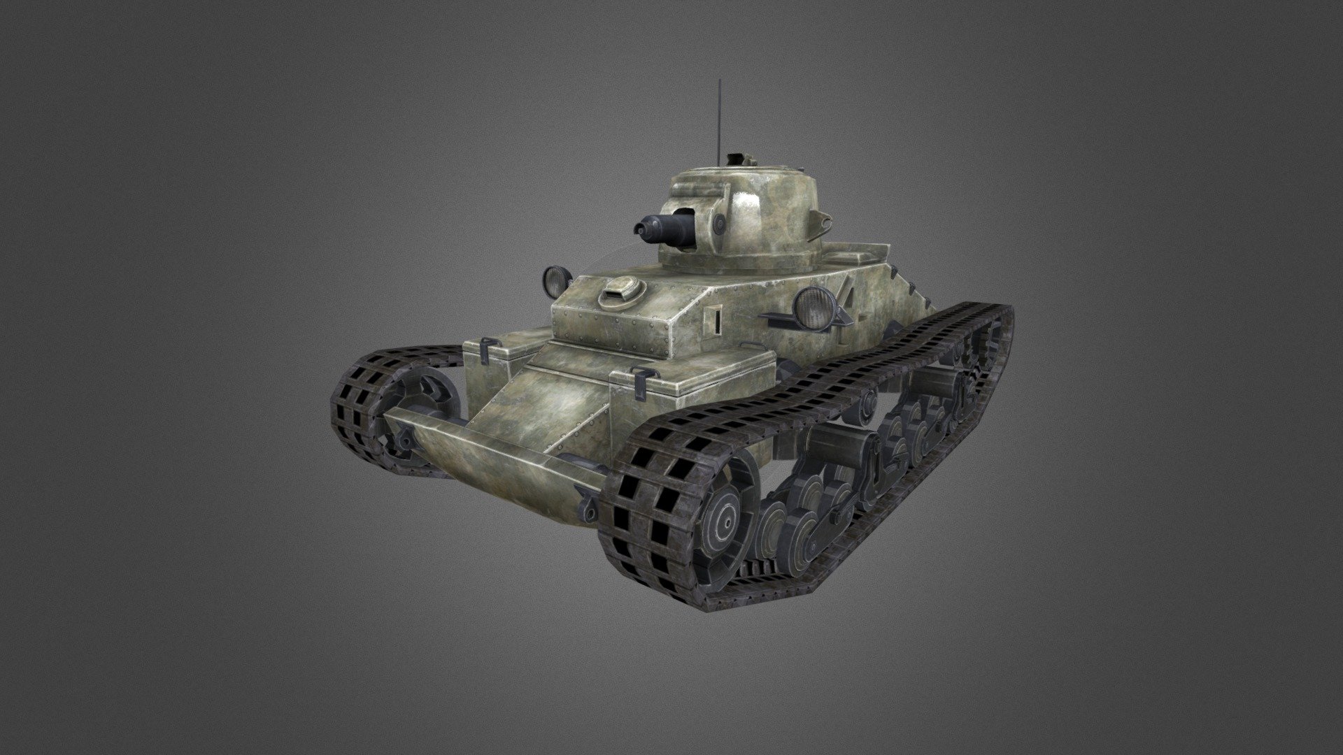 A11 Matilda Mk IB Tank - 3D model by CG Duck (@cg_duck) [d3f95d9 ...