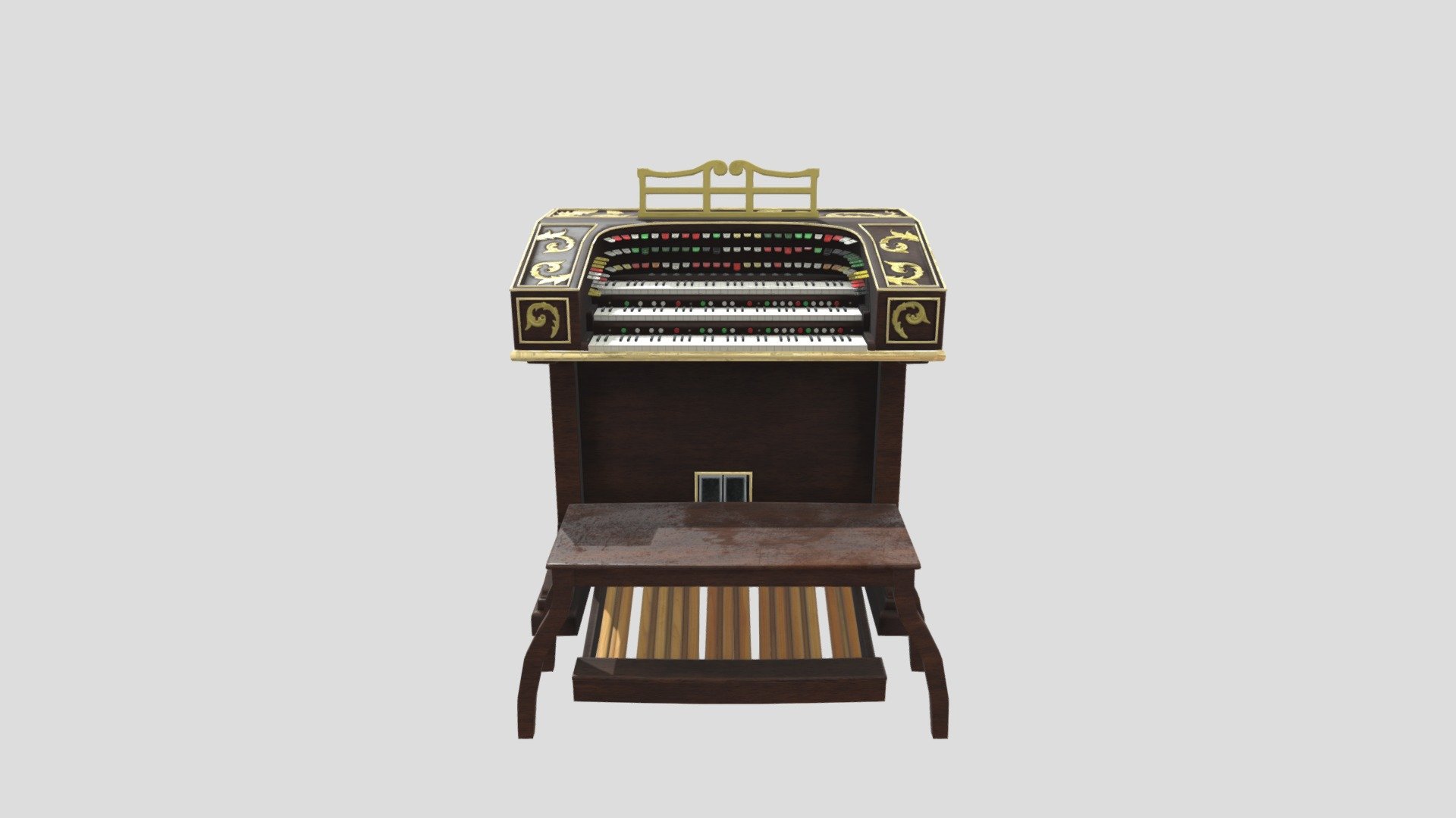 Theatre Organ - 3D model by Skyrah [d3fc5de] - Sketchfab