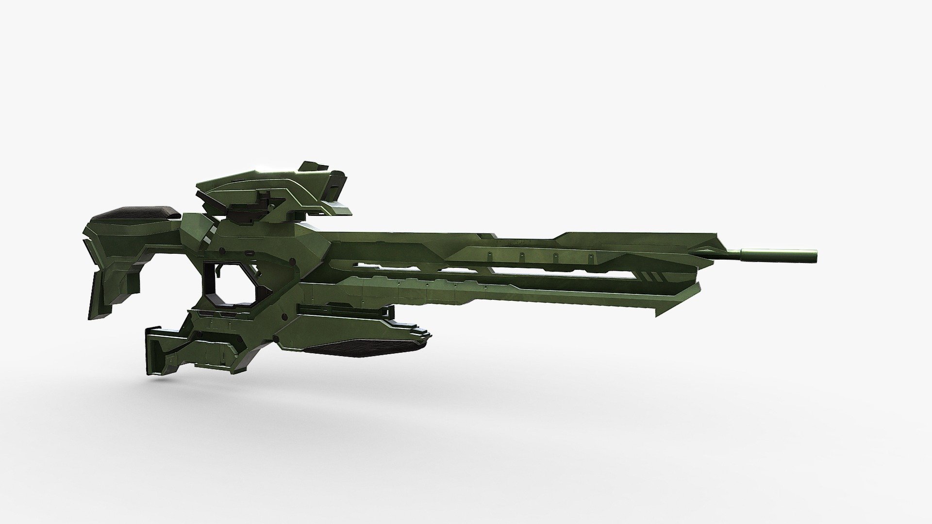 Sci fi Gun - Download Free 3D model by Pieter Ferreira (@Badboy17Aiden ...