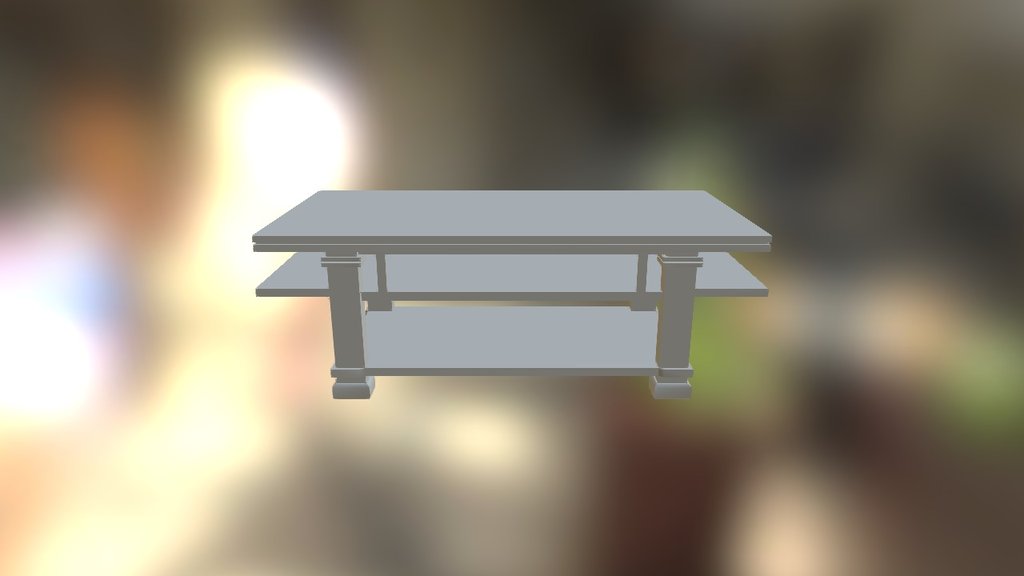 Coffee Table - 3D model by crollmann [d3fdd1b] - Sketchfab