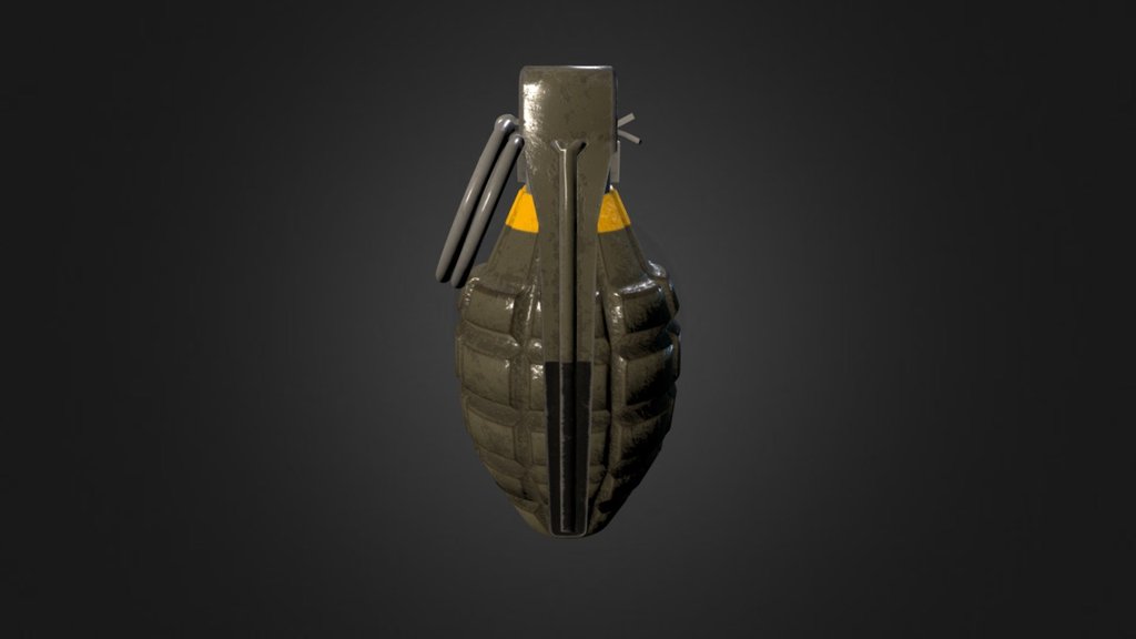 Grenade - 3D model by ivanpastor3d [d3fea96] - Sketchfab