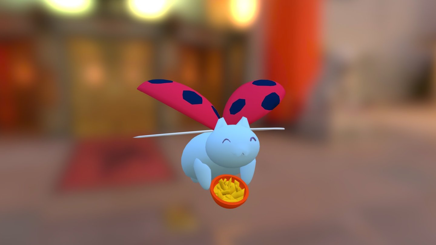 Catbug & Sugarpeas - 3D model by MarineOnTheCeiling [d3feb38] - Sketchfab
