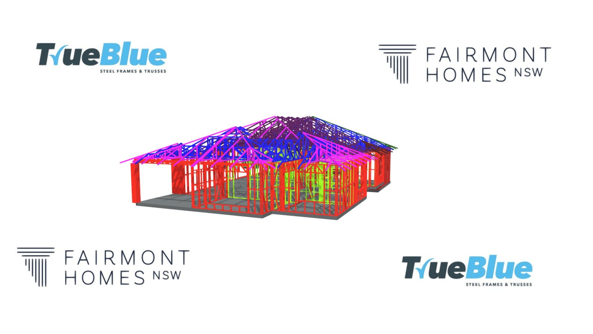 LOT 3, 66 Euroka St West Wollongong - 3D model by TrueBlueSteelFrames ...