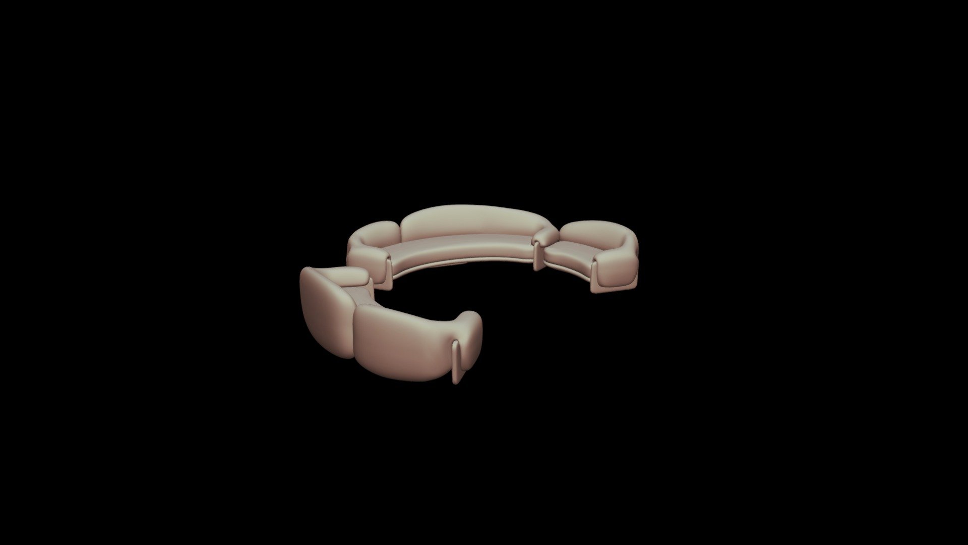 Dent Sofa - 3D model by thelittlecaesar [d401049] - Sketchfab