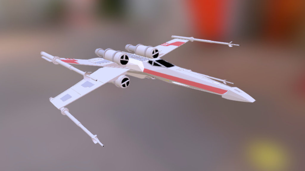 Star Wars - X Wing Fighter - Download Free 3D model by albertomarun ...