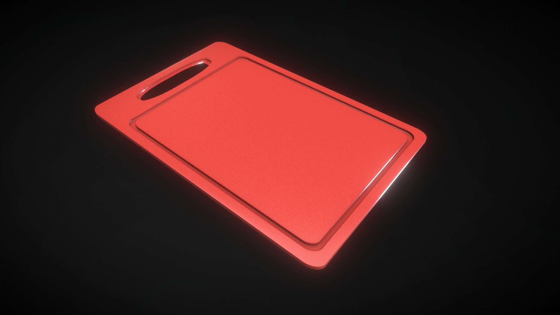 Red_Cutting_Board - 3D model by MightFineBros [d40248a] - Sketchfab