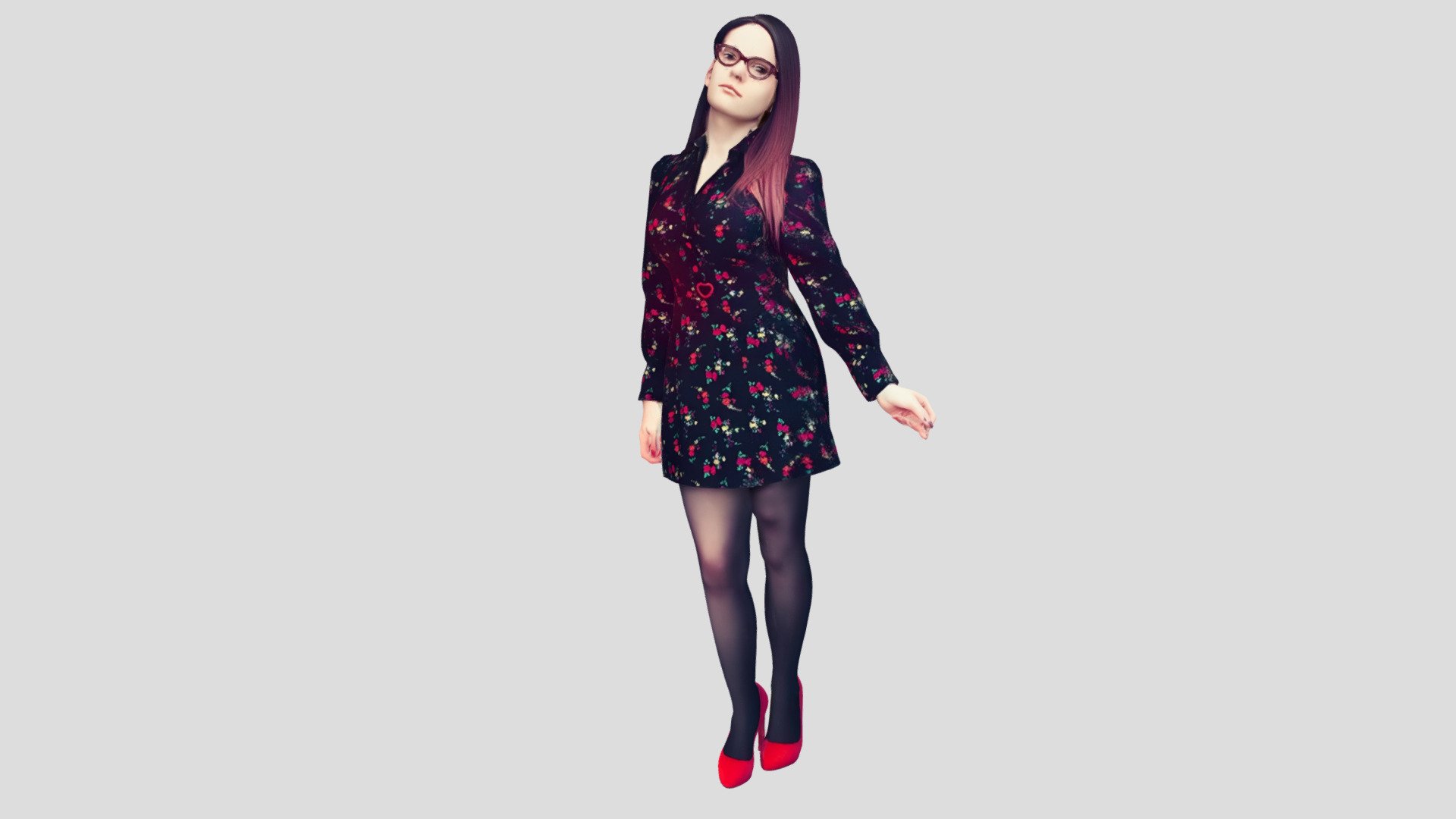 Laura Badler French transgender style - Download Free 3D model by ...