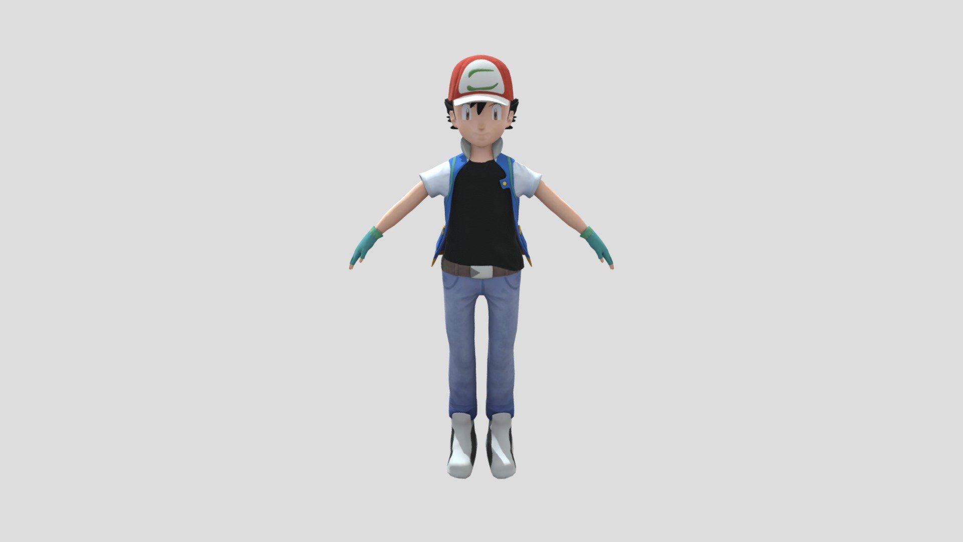 Ash Ketchum - 3D model by Callum_R_Abertay [d403aed] - Sketchfab