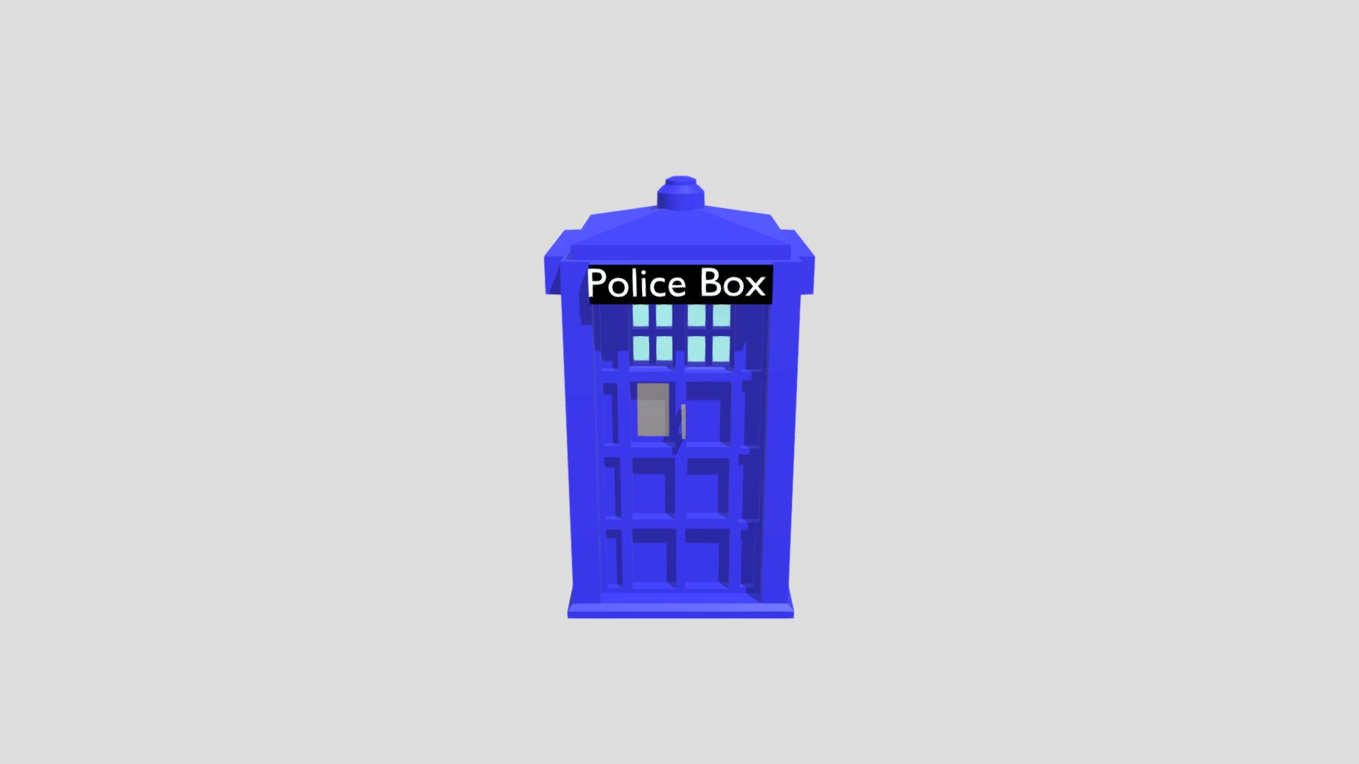 Tardis - 3D model by Lunaa_Akeno [d405578] - Sketchfab