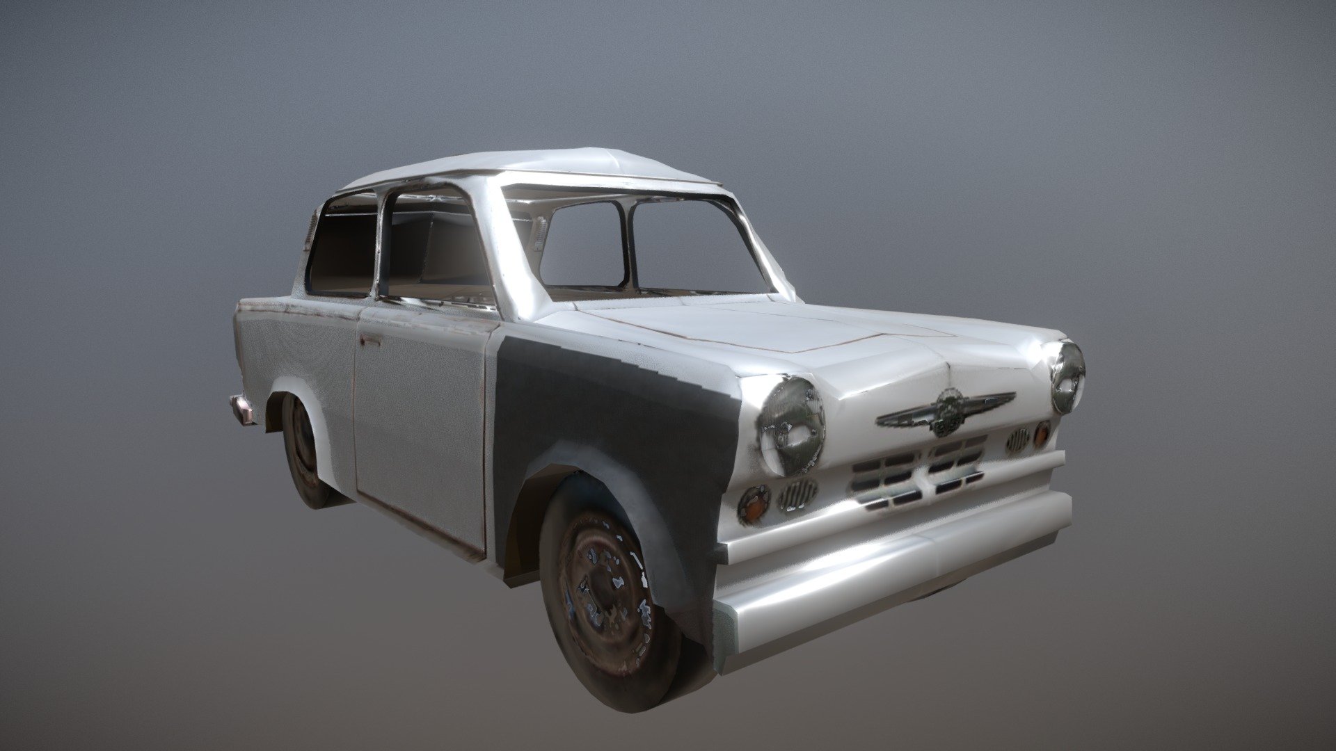 A "trabbi", east-german car - Download Free 3D model by dpgb feat. Tom ...