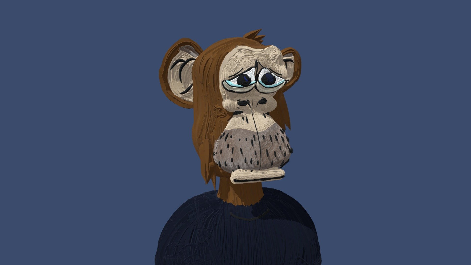NFT Bored Ape Yacht Club #3001 - 3D model by onlyone__o [d408c05 ...