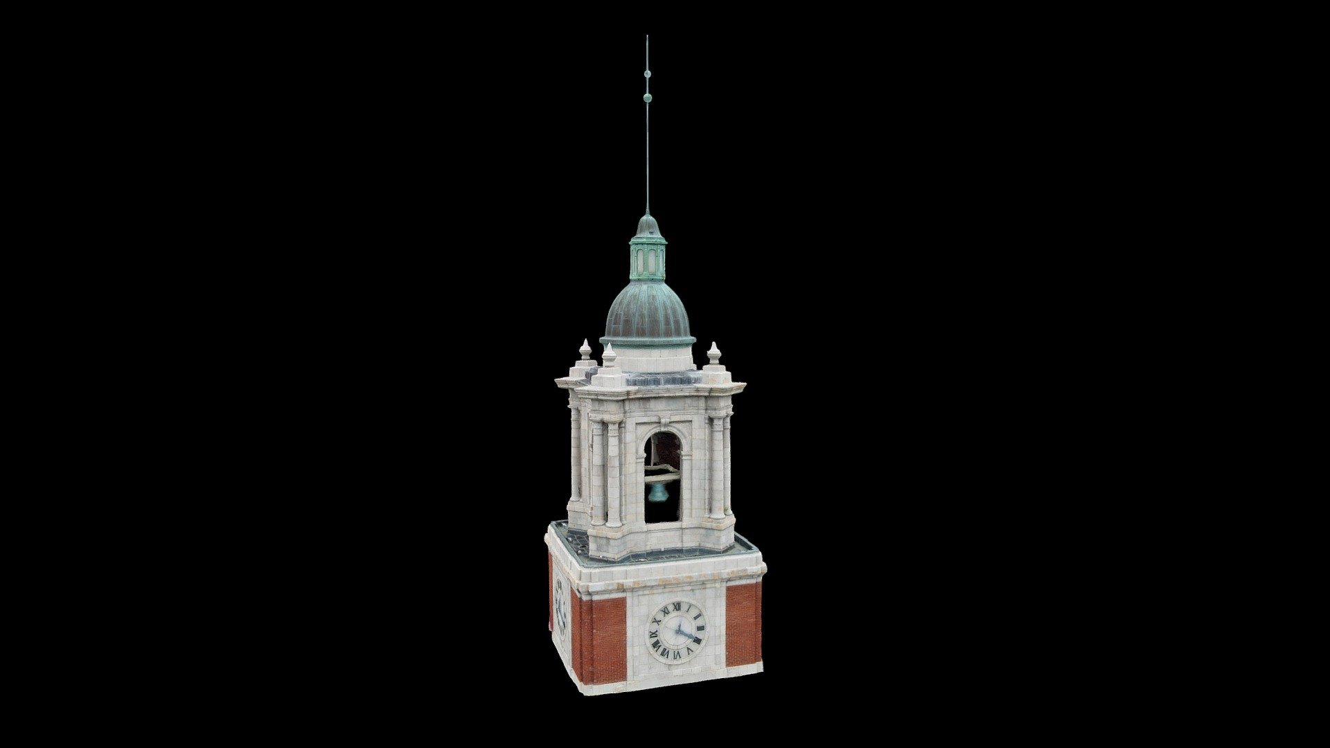 Baltimore Clock Tower - Download Free 3D model by Taylor (@thoulihan ...