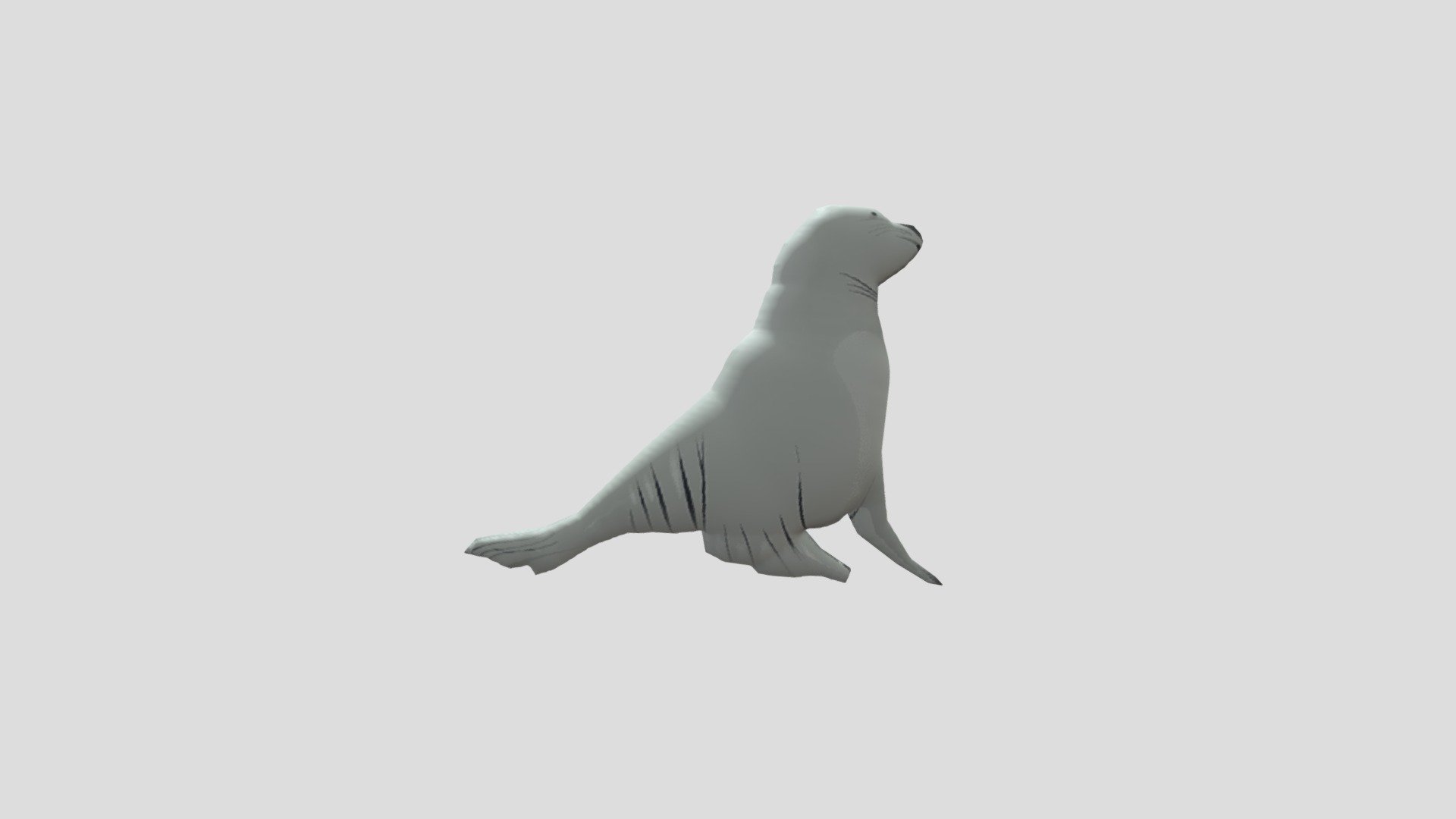 anjing laut diska - 3D model by diskaandani [d40a004] - Sketchfab