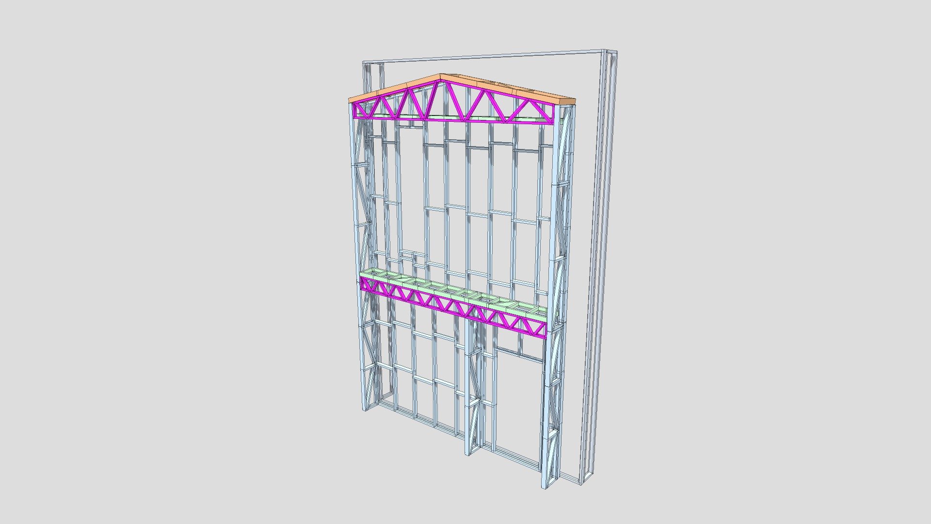 ECOLIT Entry frame - 3D model by SteelFrameInd [d40a6c3] - Sketchfab