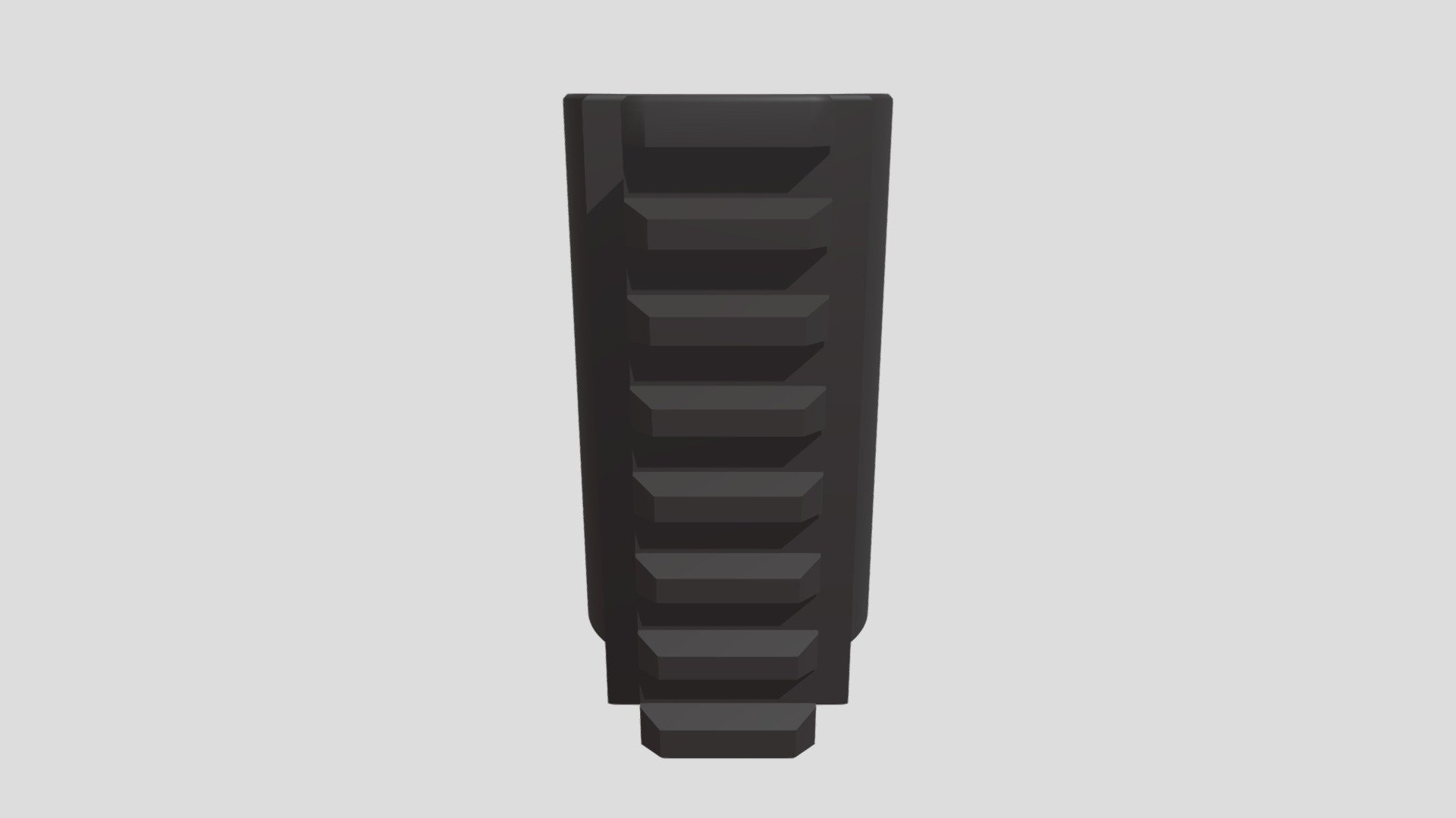 Pipe Mount Pic Rail - 3D model by 3dprintedsolid [d40a833] - Sketchfab