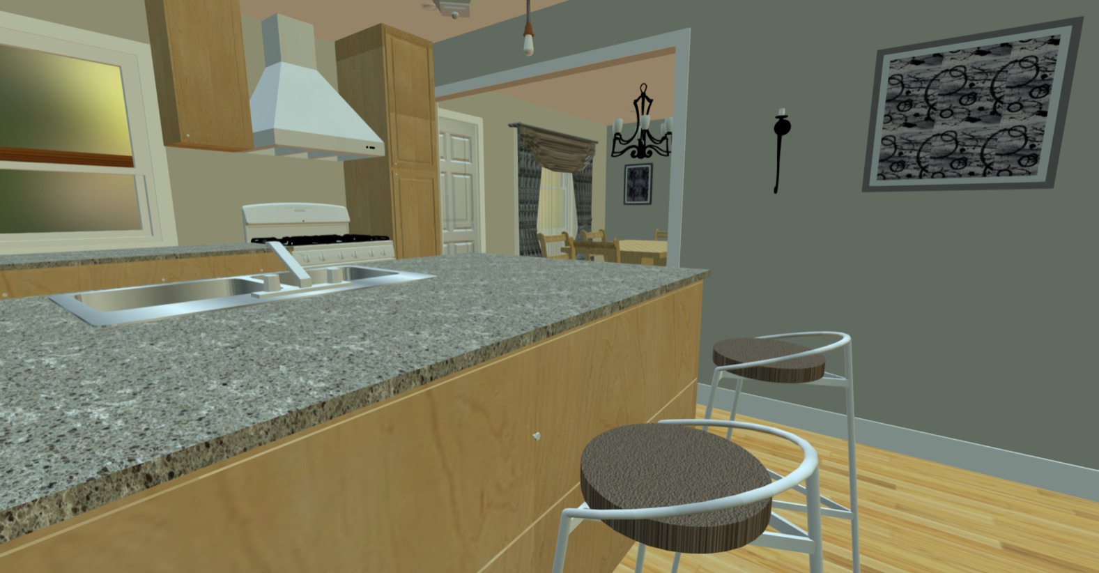 louis kitchen pk - 3D model by emcafarelli [d40abb0] - Sketchfab