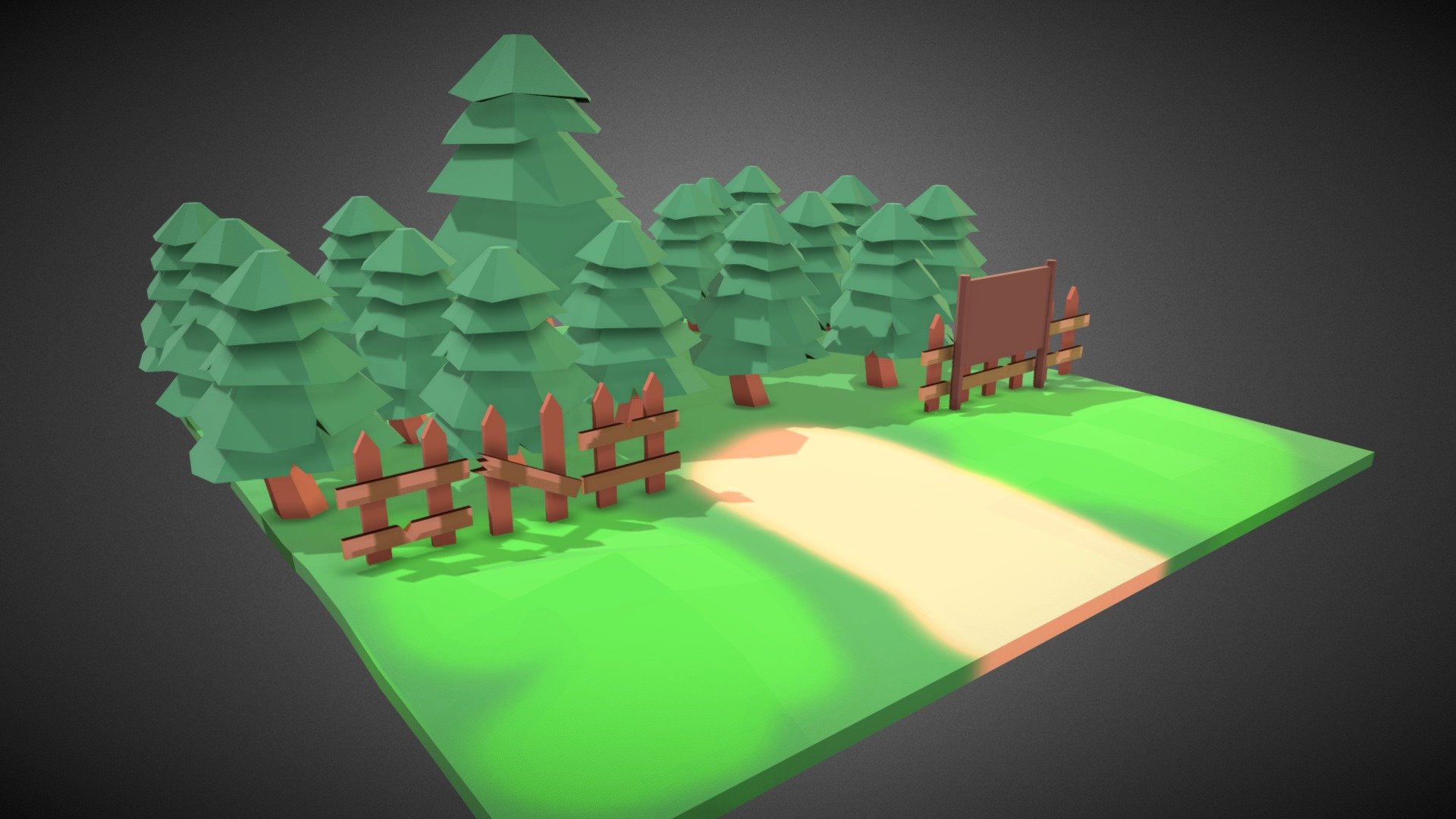 Low Poly Forest - Buy Royalty Free 3D model by The Design Wonderer ...