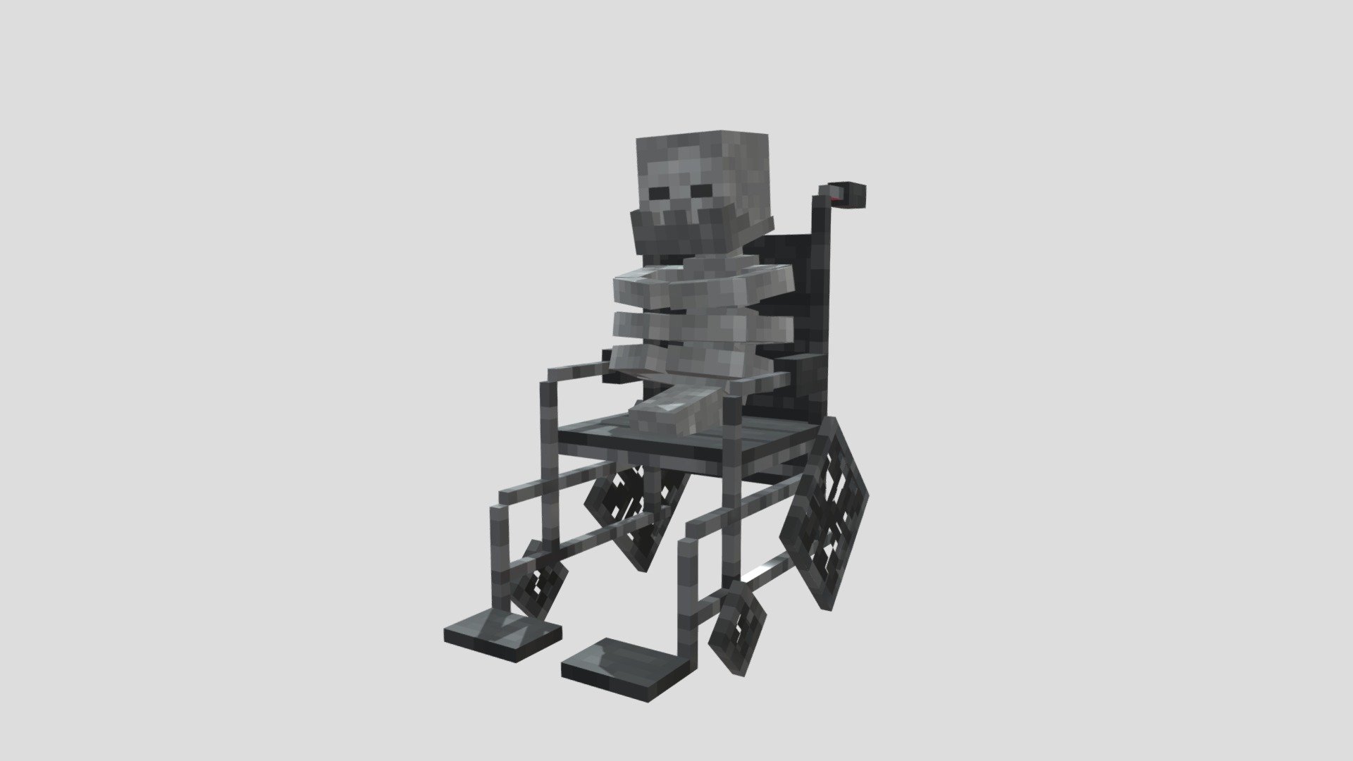 Mutant Skeleton Wheelchair - 3D model by De4rimax [d40c6c1] - Sketchfab