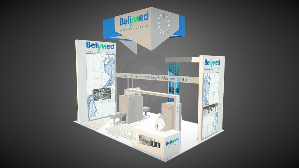 Belimed 20x30 Revised - 3D model by HatchExhibits [d40d4f9] - Sketchfab
