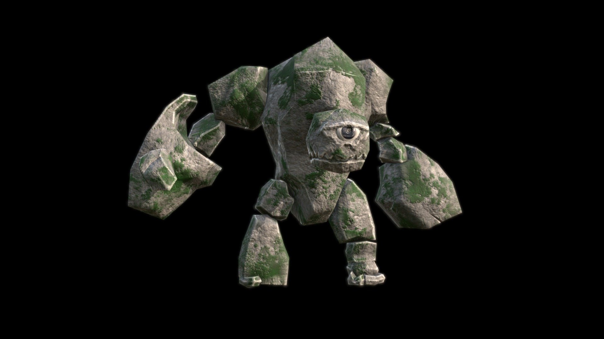 Stylized Stone Golem - 3D model by robinho.matos.maia [d40df4e] - Sketchfab