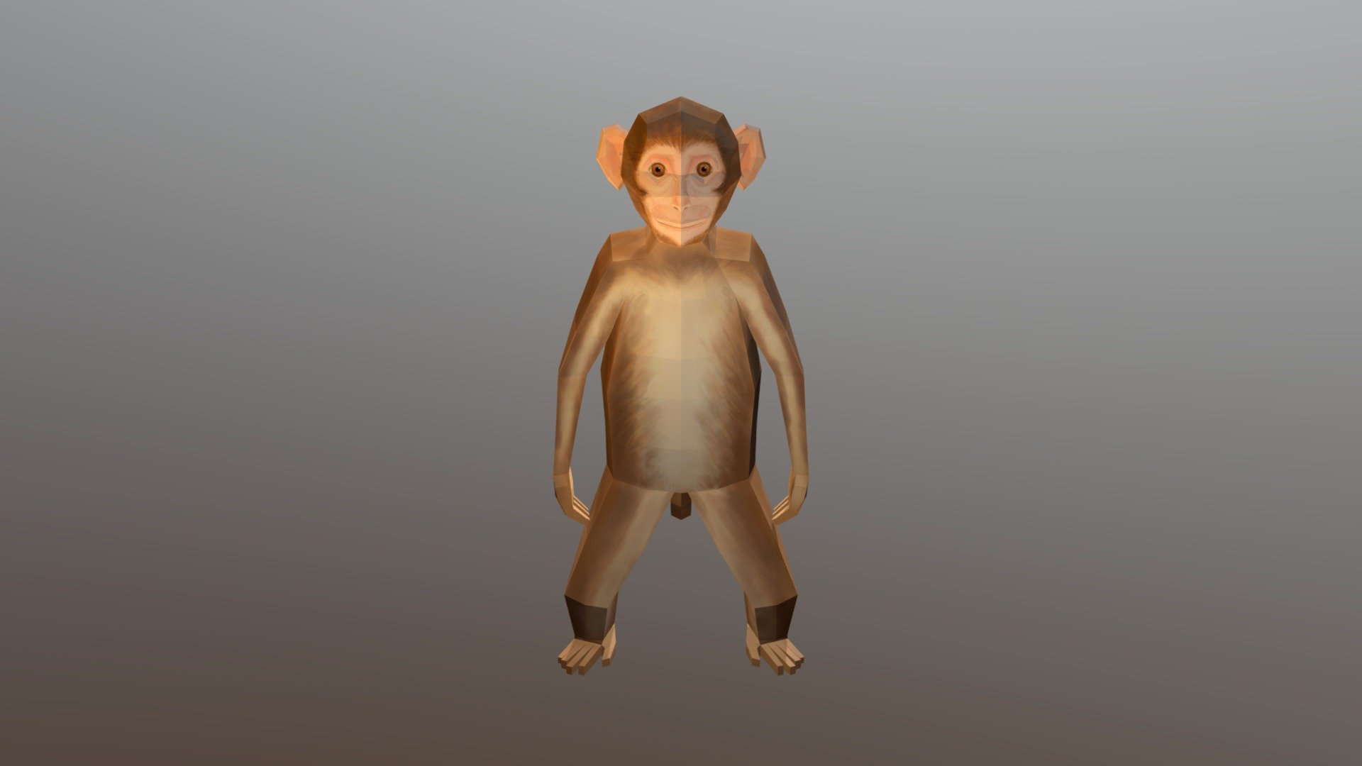 Monkey - 3D model by arona [d40ef32] - Sketchfab