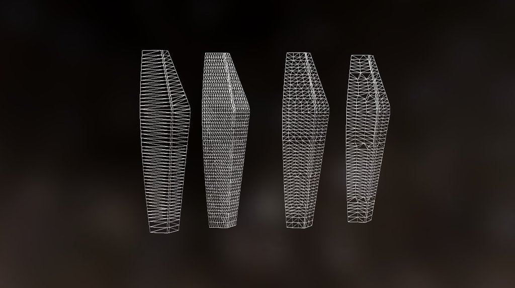 Triangulated facade - 3D model by Laure-Elise Girault (@legog14 ...